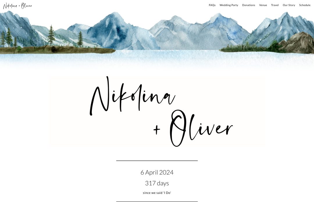 Custom wedding website 60 photos - Astyledwedding.com